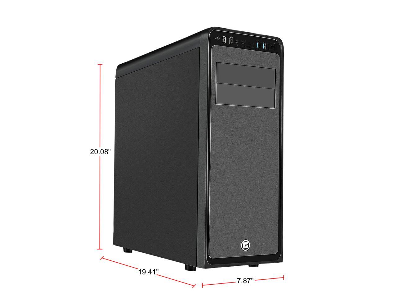 APEX Silent Edition Apexgaming G1 Black Computer Case - Newegg.com
