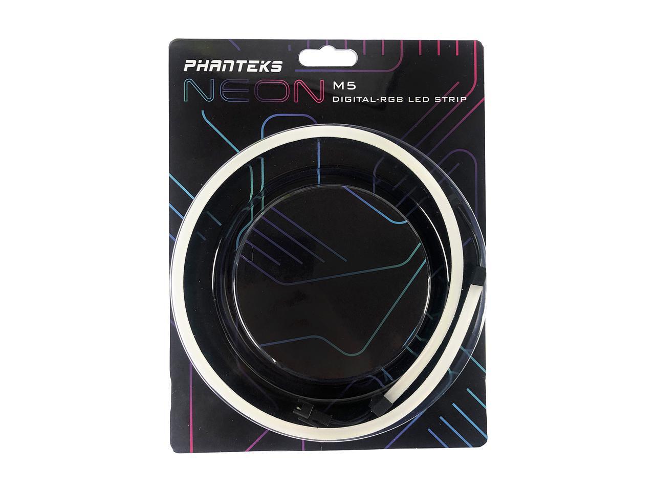 Phanteks NEON Digital-RGB LED Strip M5 - 1x 550mm Smooth Lighting Strip ...