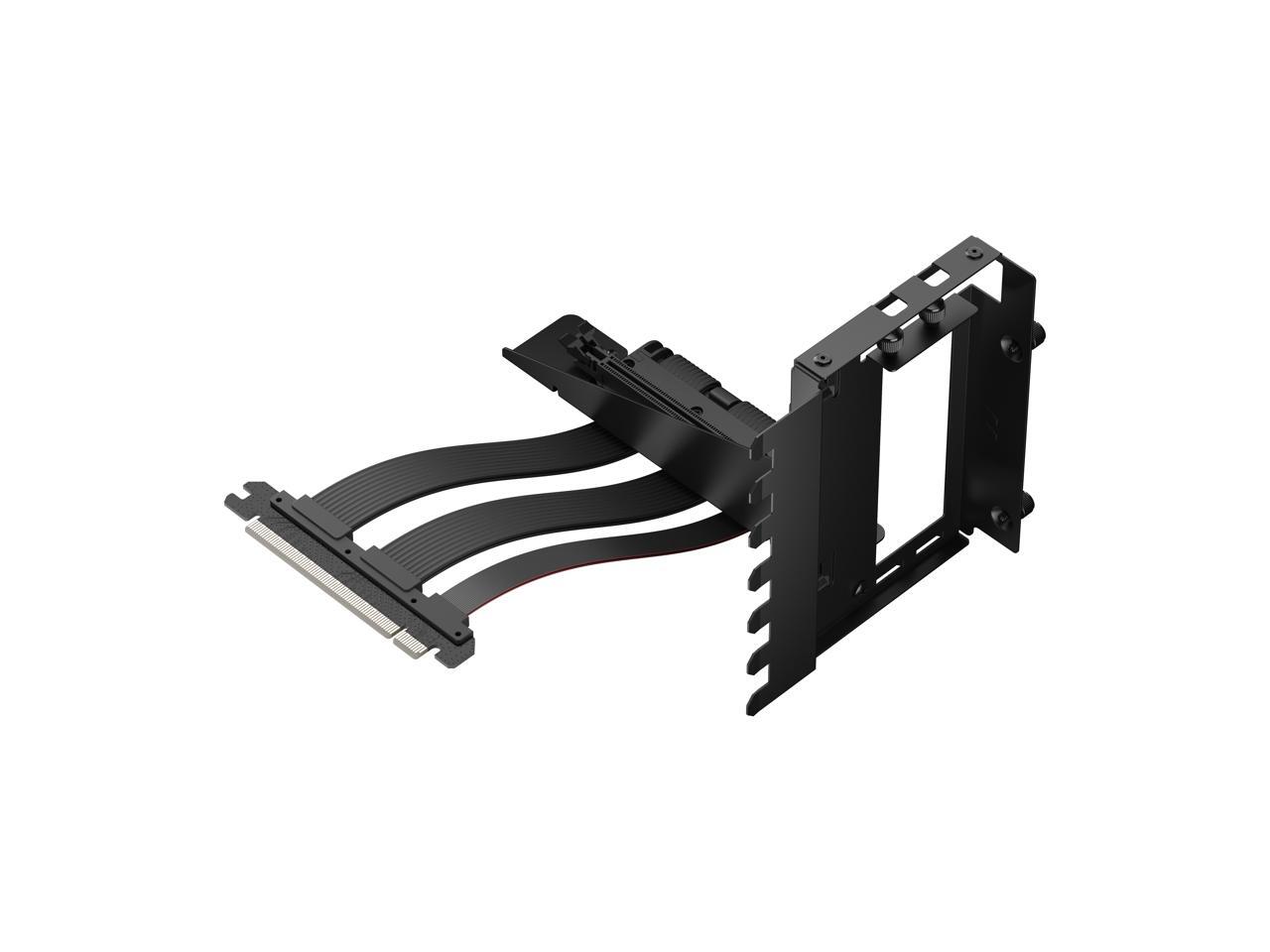 Fractal Design Flex 2 PCIe 4.0 x16 Black Vertical GPU Riser with ...