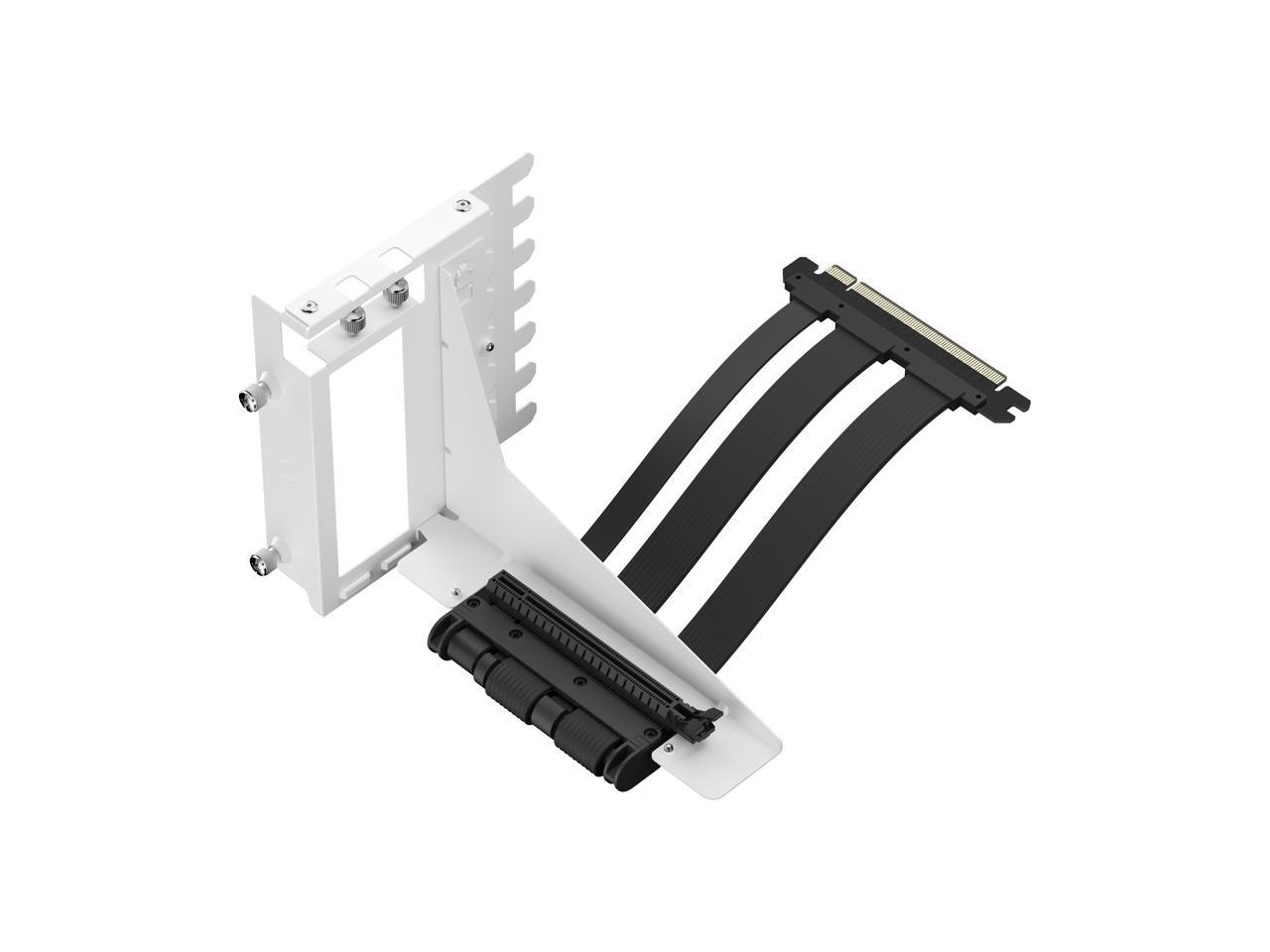 Fractal Design Flex 2 PCIe 4.0 x16 White Vertical GPU Riser with ...