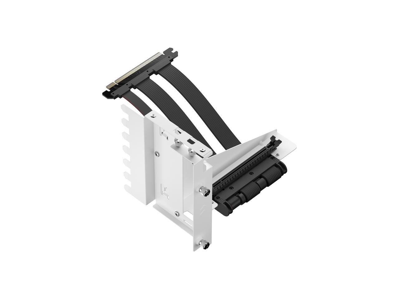 Fractal Design Flex 2 PCIe 4.0 x16 White Vertical GPU Riser with ...