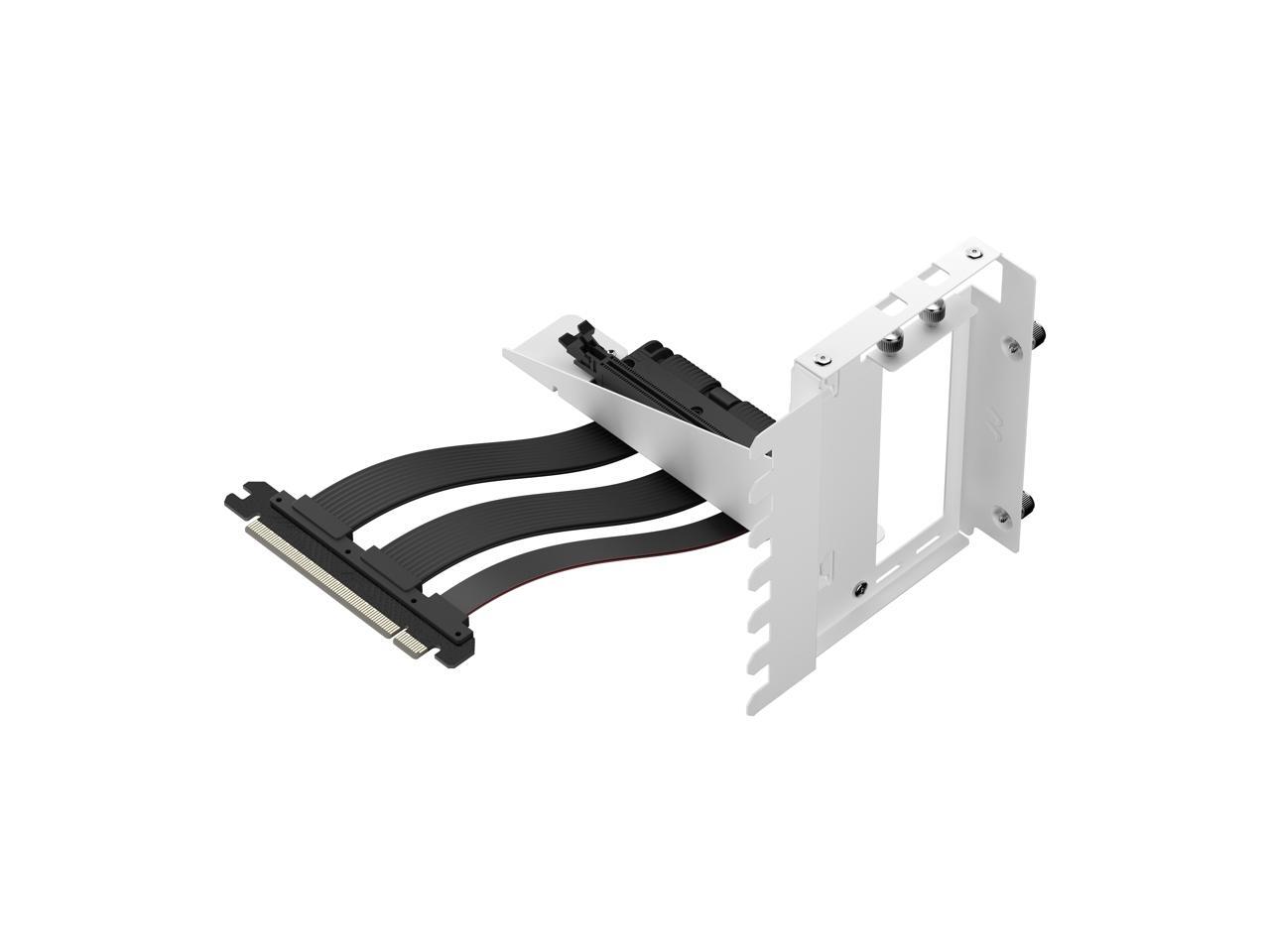 Fractal Design Flex 2 PCIe 4.0 x16 White Vertical GPU Riser with ...