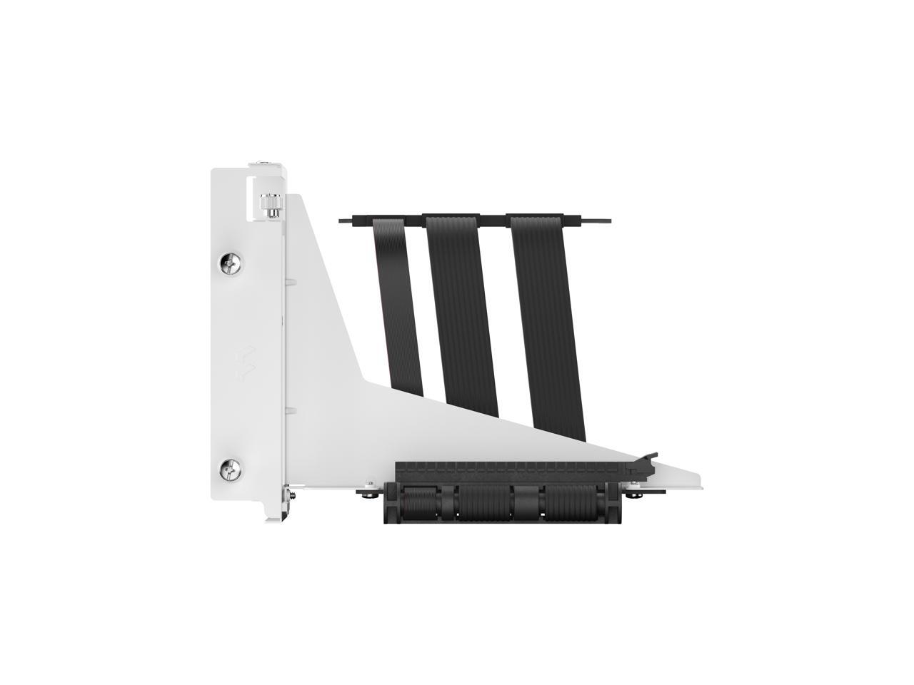 Fractal Design Flex 2 PCIe 4.0 x16 White Vertical GPU Riser with ...