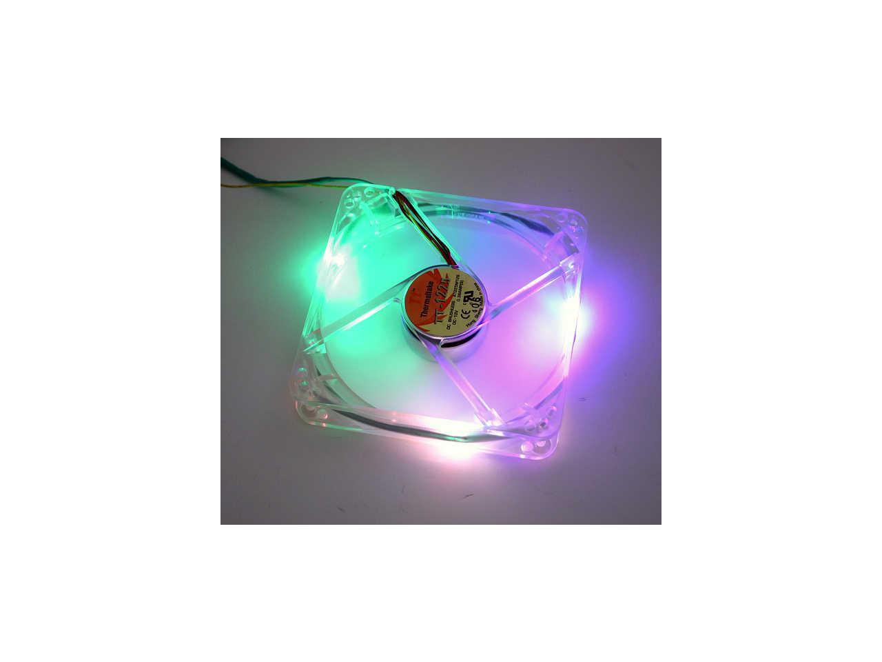 Thermaltake Thunderblade A1973 120mm Multi-Color LED Case Fan - Newegg.com