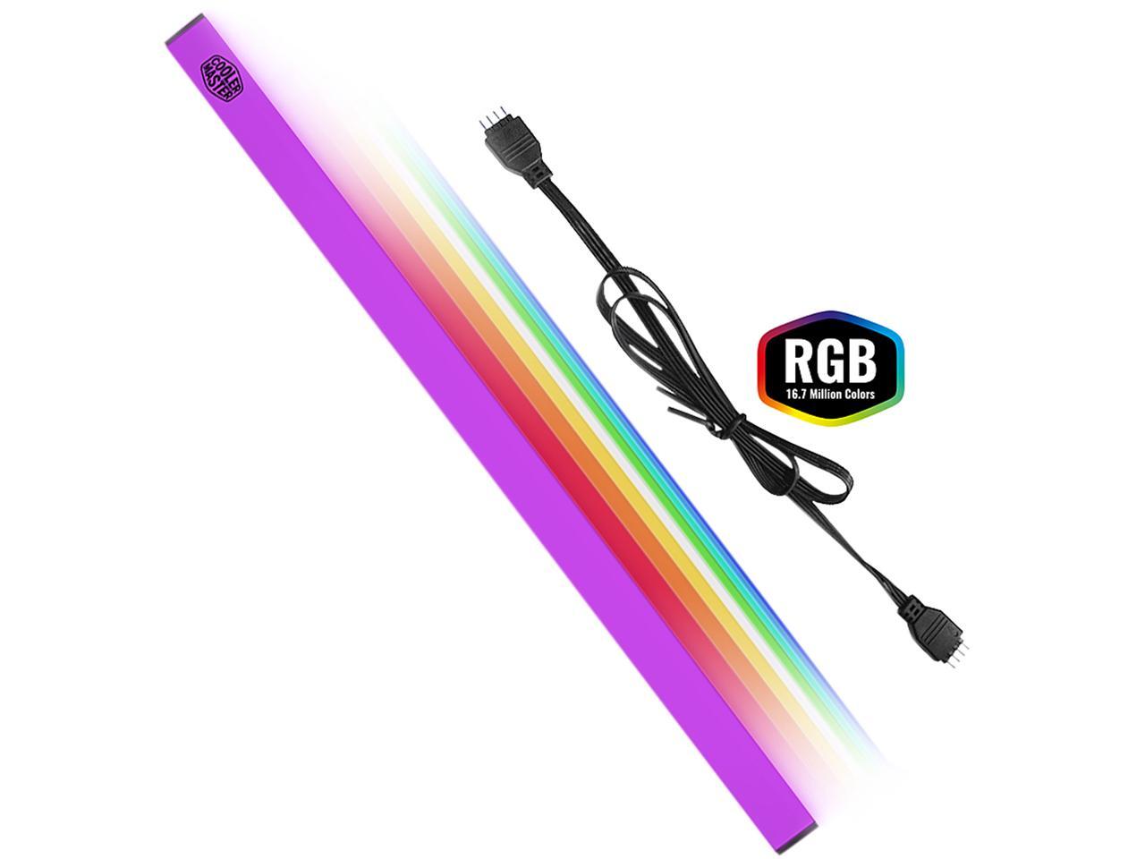 Cooler Master Accessory: Universal Magnetic RGB Lighting Strip 4 Pin ...