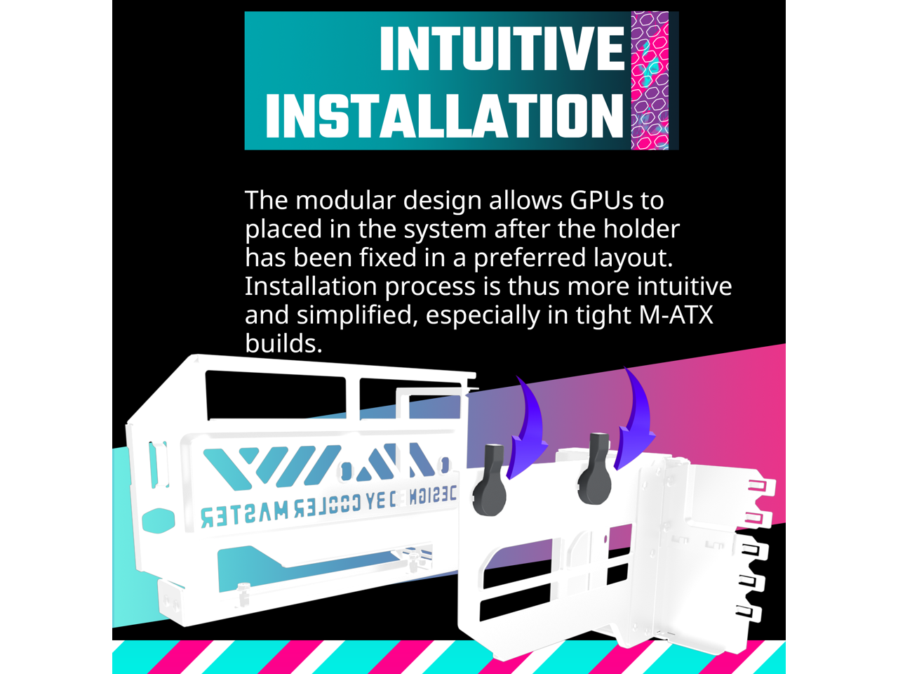 Cooler Master MasterAccessory Vertical Graphics Card Holder Kit V3 ...