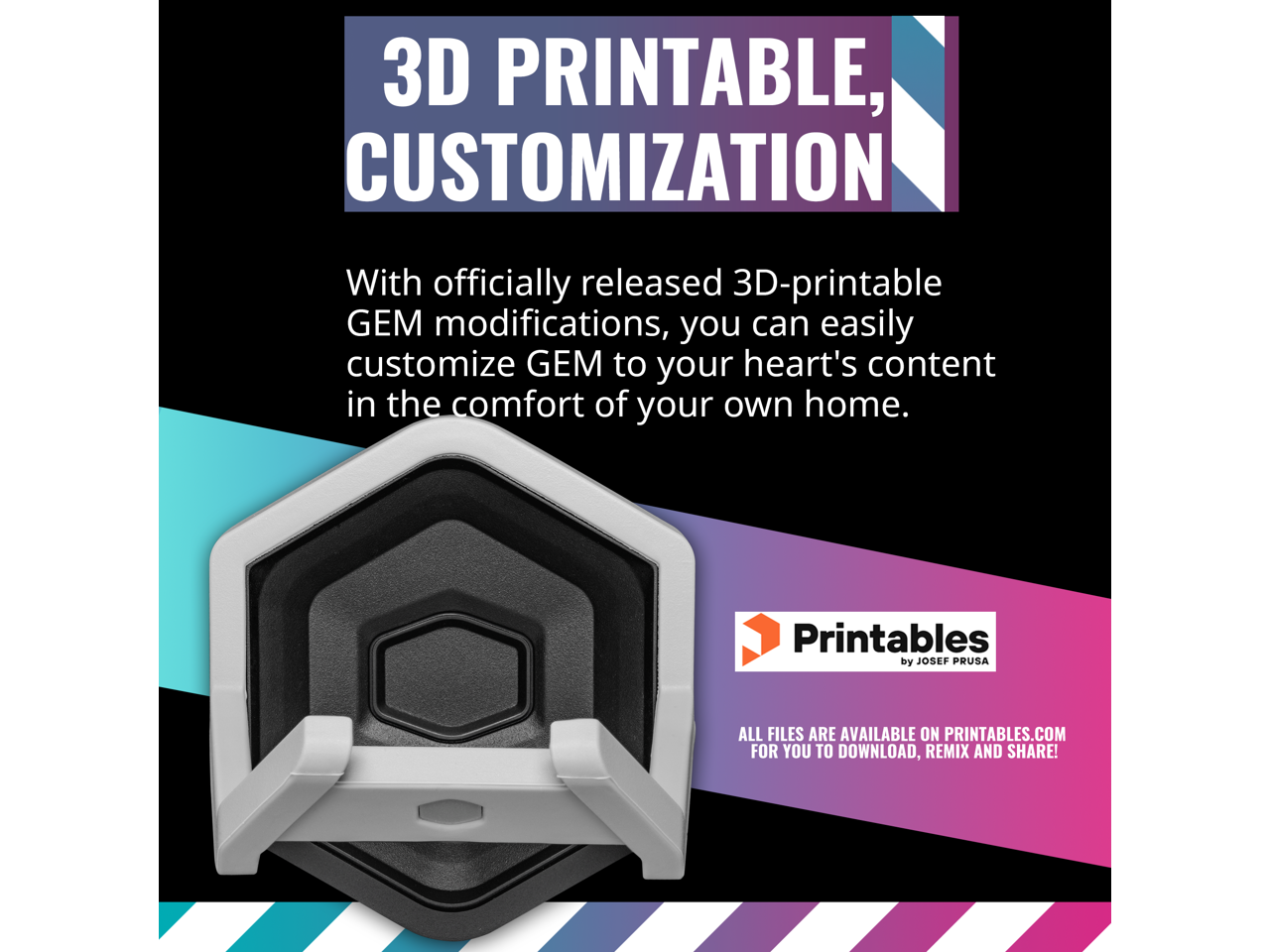 Cooler Master MasterAccessory GEM Magnetized Multi-Surface Mounting ...