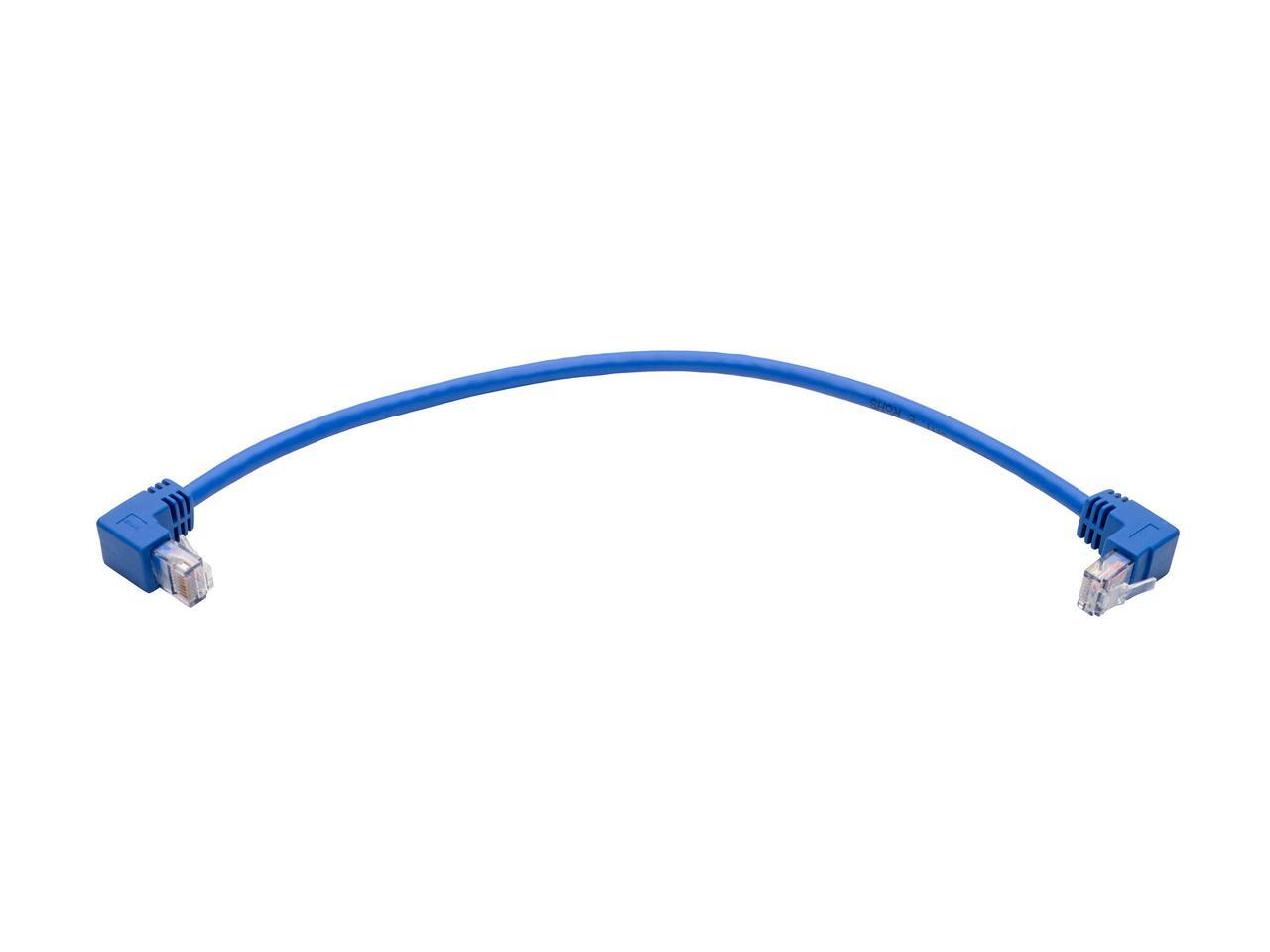 Tripp Lite Cat6 UTP Patch Cable (RJ46), Up-Angle Male/Down-Angle Male ...
