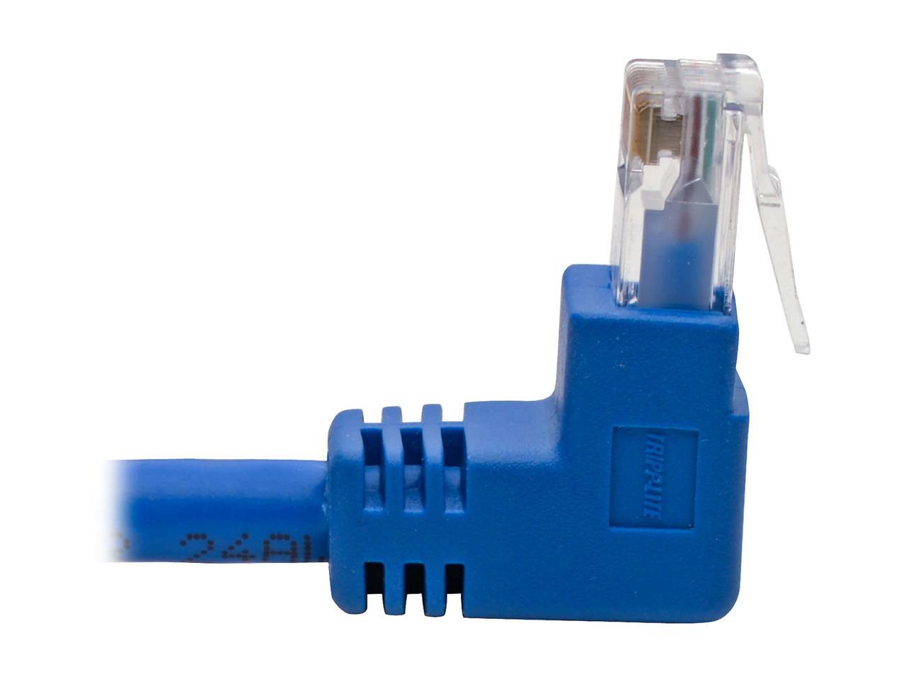 Tripp Lite Cat6 UTP Patch Cable (RJ46), Up-Angle Male/Down-Angle Male ...