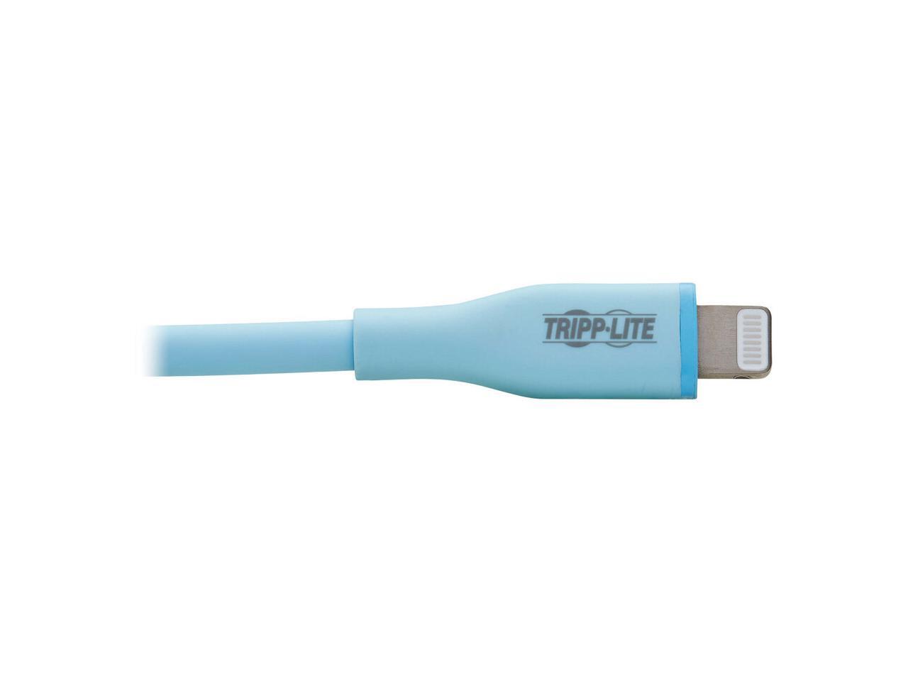 Tripp Lite Safe-IT USB-C to Lightning Sync/Charge Antibacterial Cable ...