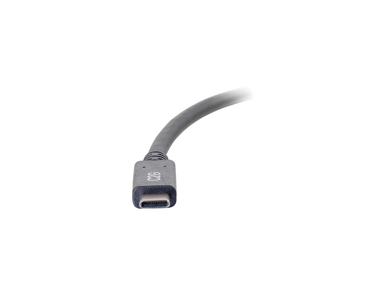 C2G 28831 USB 3.0 USB-C to USB-A Cable M/M, Black (USB IF Certified) (3 ...