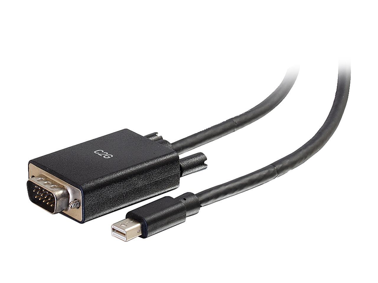 C2G Model 54678 10 ft. Mini DisplayPort Male to VGA Male Active Adapter ...