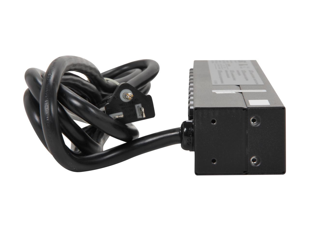 APC Rack Mount PDU, Basic 100V-120V/20A, (10) Outlets, 1U Horizontal ...