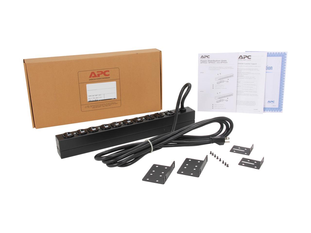 APC AP9563 10 Outlets Basic Rack PDU - Retail - Newegg.com