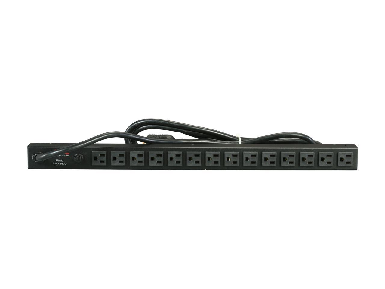 APC Rack Mount PDU, Basic 100V-120V/20A, (14) Outlets, 0U Vertical Rackmount (AP9551) - Newegg.ca