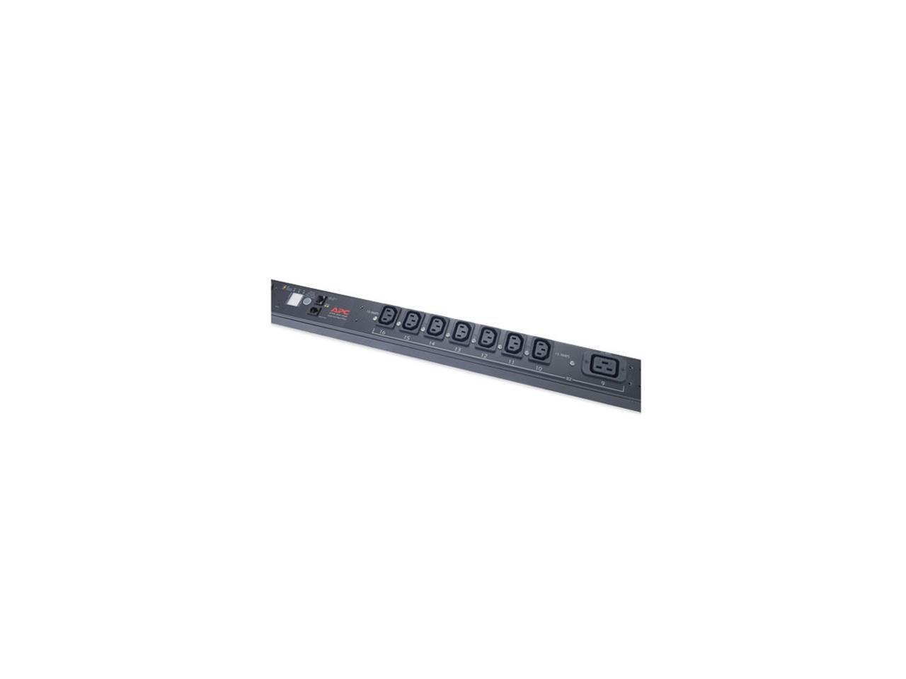APC AP7968 Switched Zero U Rack-mountable Switched Rack 12.5k VA PDU ...