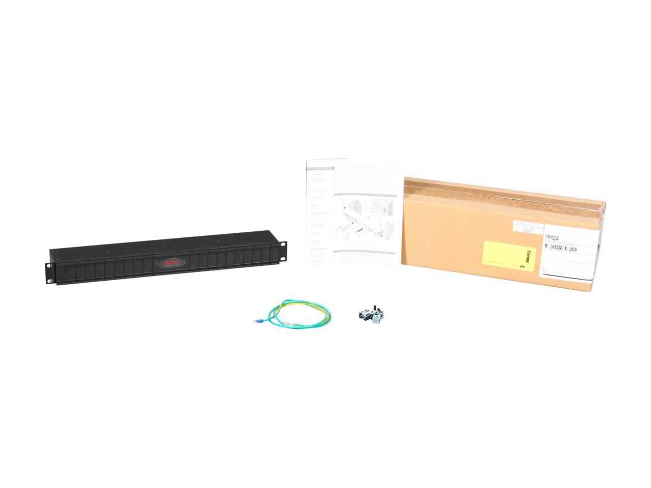 APC PRM24 24 Outlets 24 position chassis for replaceable data line ...