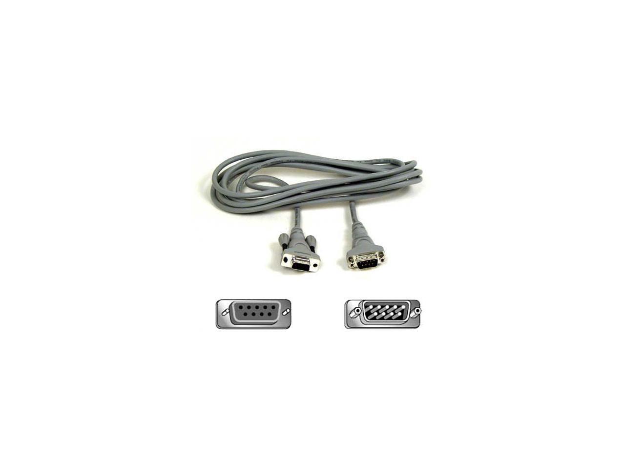 Belkin Model F2N209-10 10 ft. Pro Series CGA/EGA Monitor or Serial ...