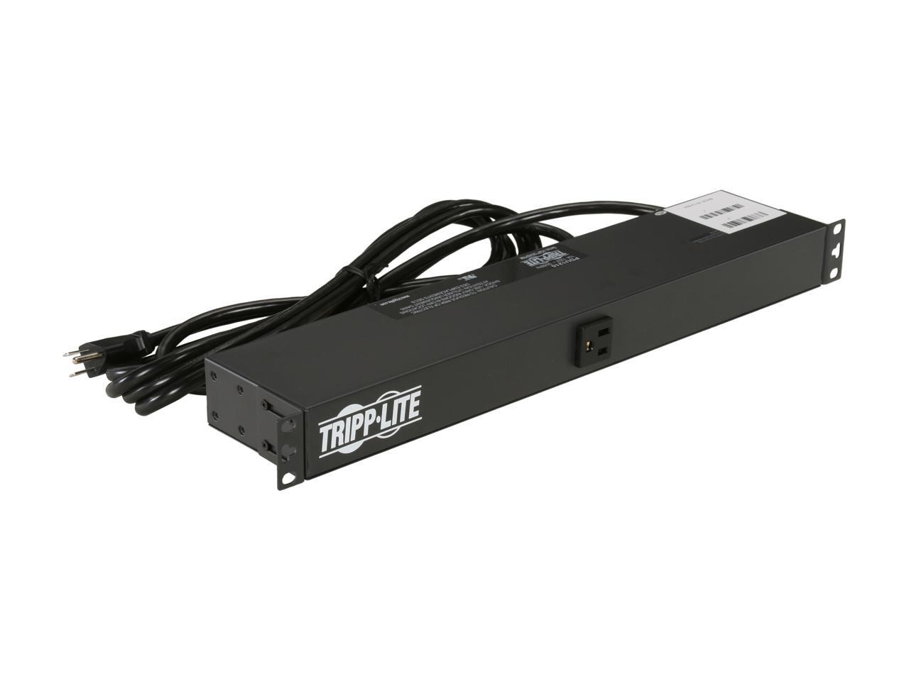 Tripp Lite Basic Pdu 15a 13 Outlets 5 15r 120 V 5 15p Input 15 Ft Cord 1u Rack Mount