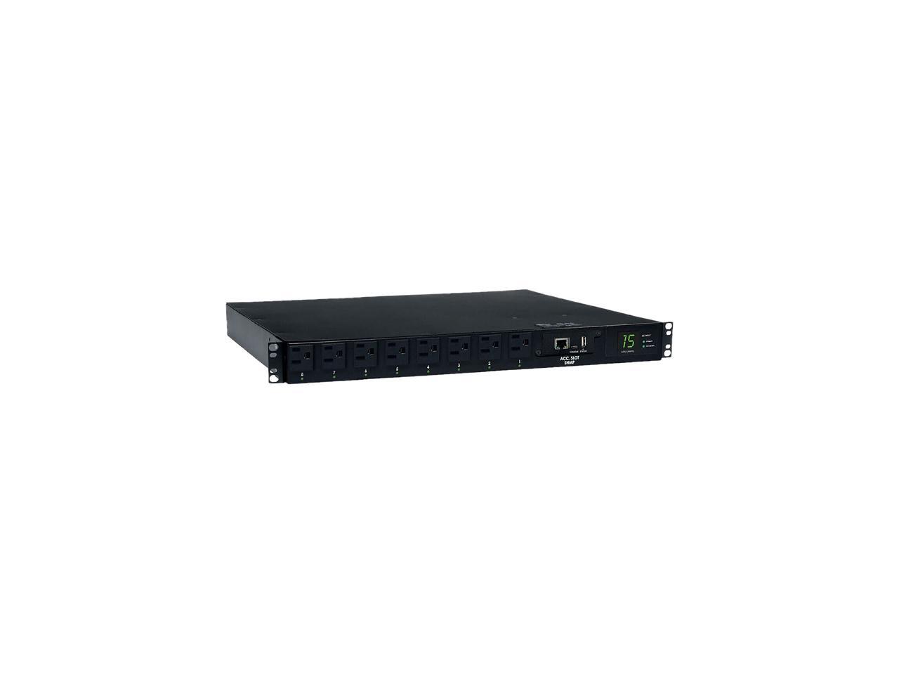 Tripp Lite Switched PDU with ATS, 1.4kW Single-Phase 120V (8 5-15R), 2 ...