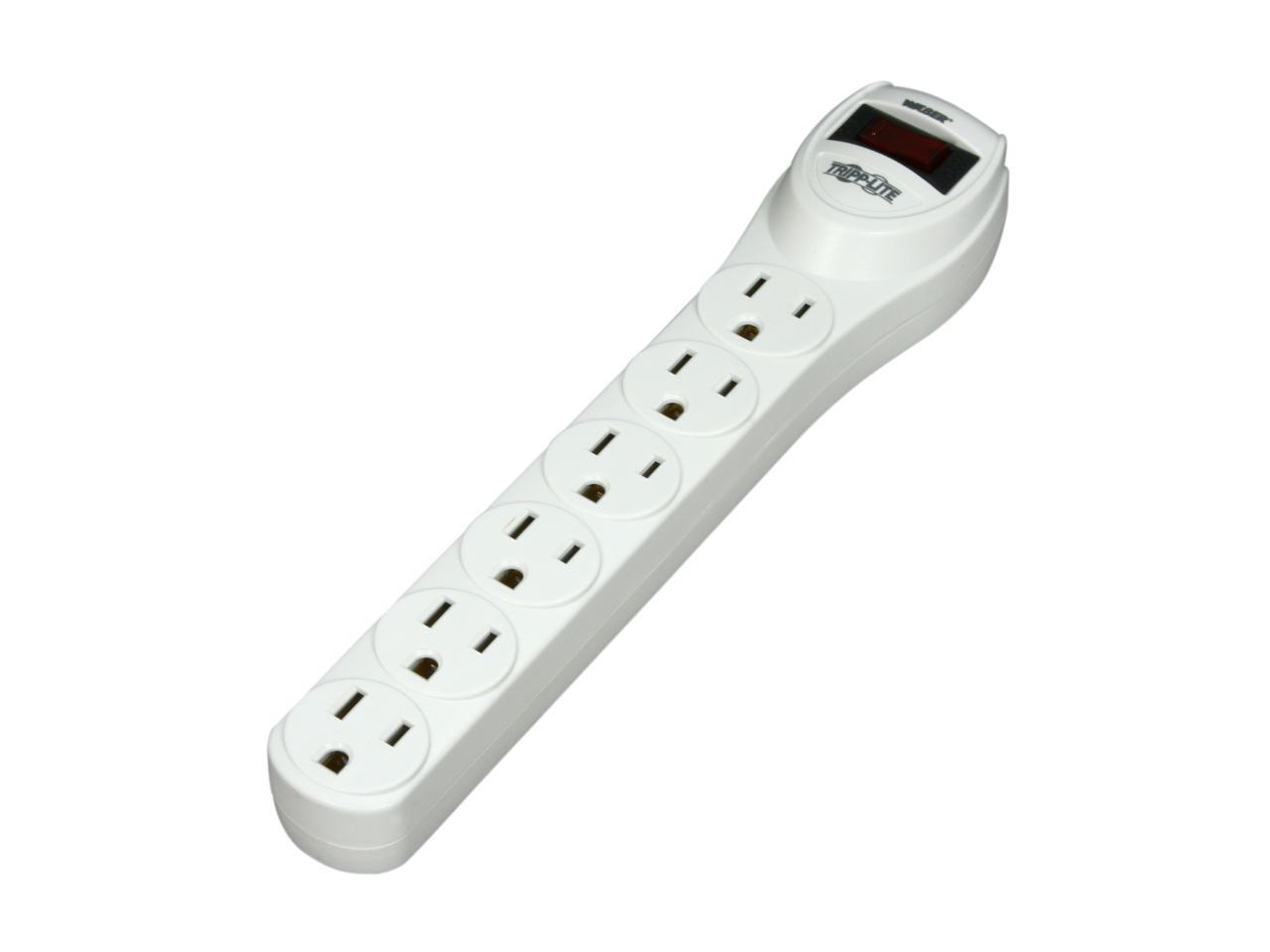 TRIPP LITE PS6 6 Outlets 4 ft. Multiple Outlet Strip with Relocatable ...