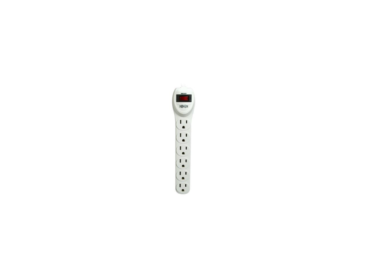 TRIPP LITE PS6 6 Outlets 4 ft. Multiple Outlet Strip with Relocatable ...