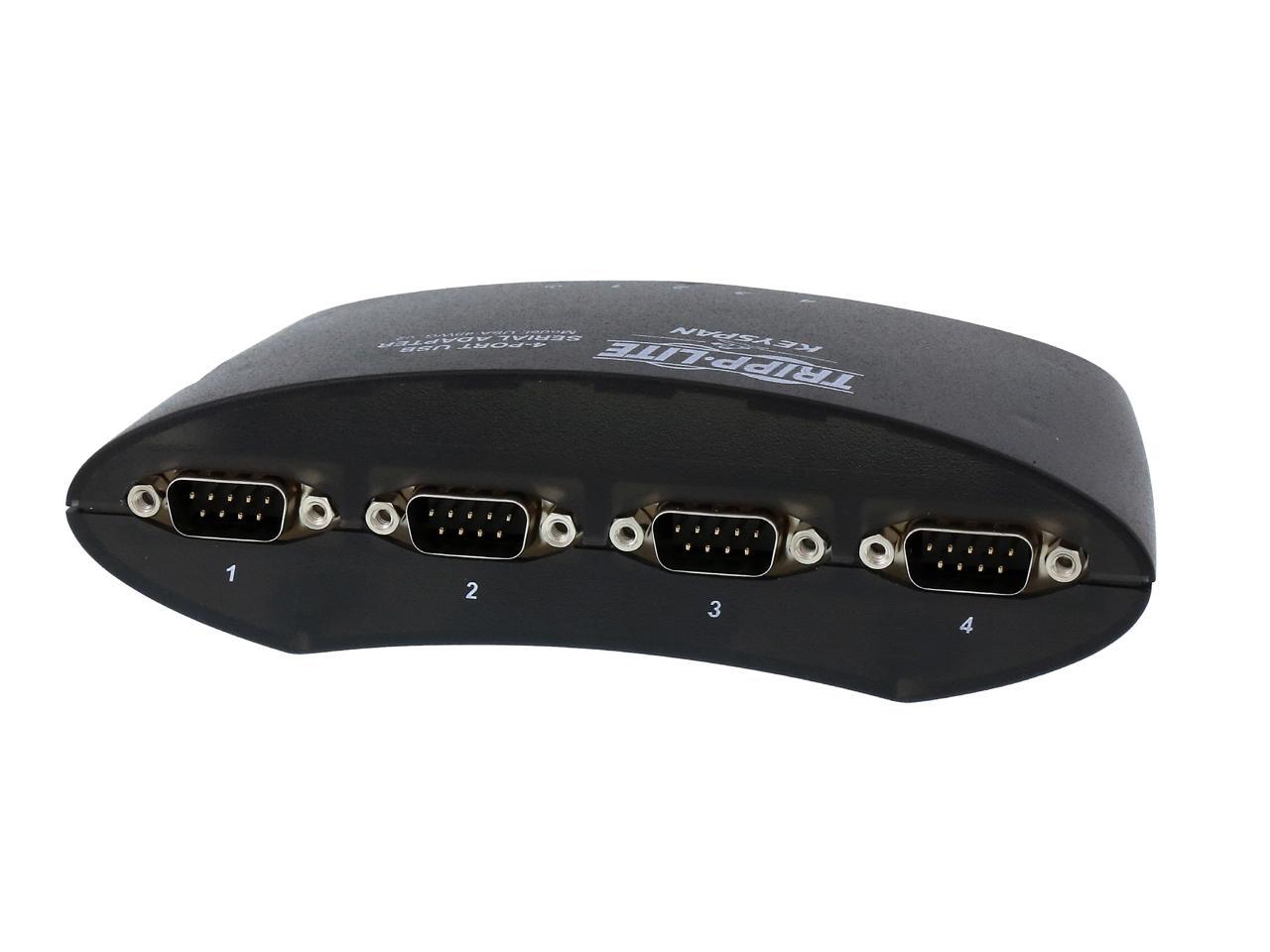 Tripp Lite Keyspan High-Speed 4-Port USB-to-DB9-Serial Adapter Hub (USA ...