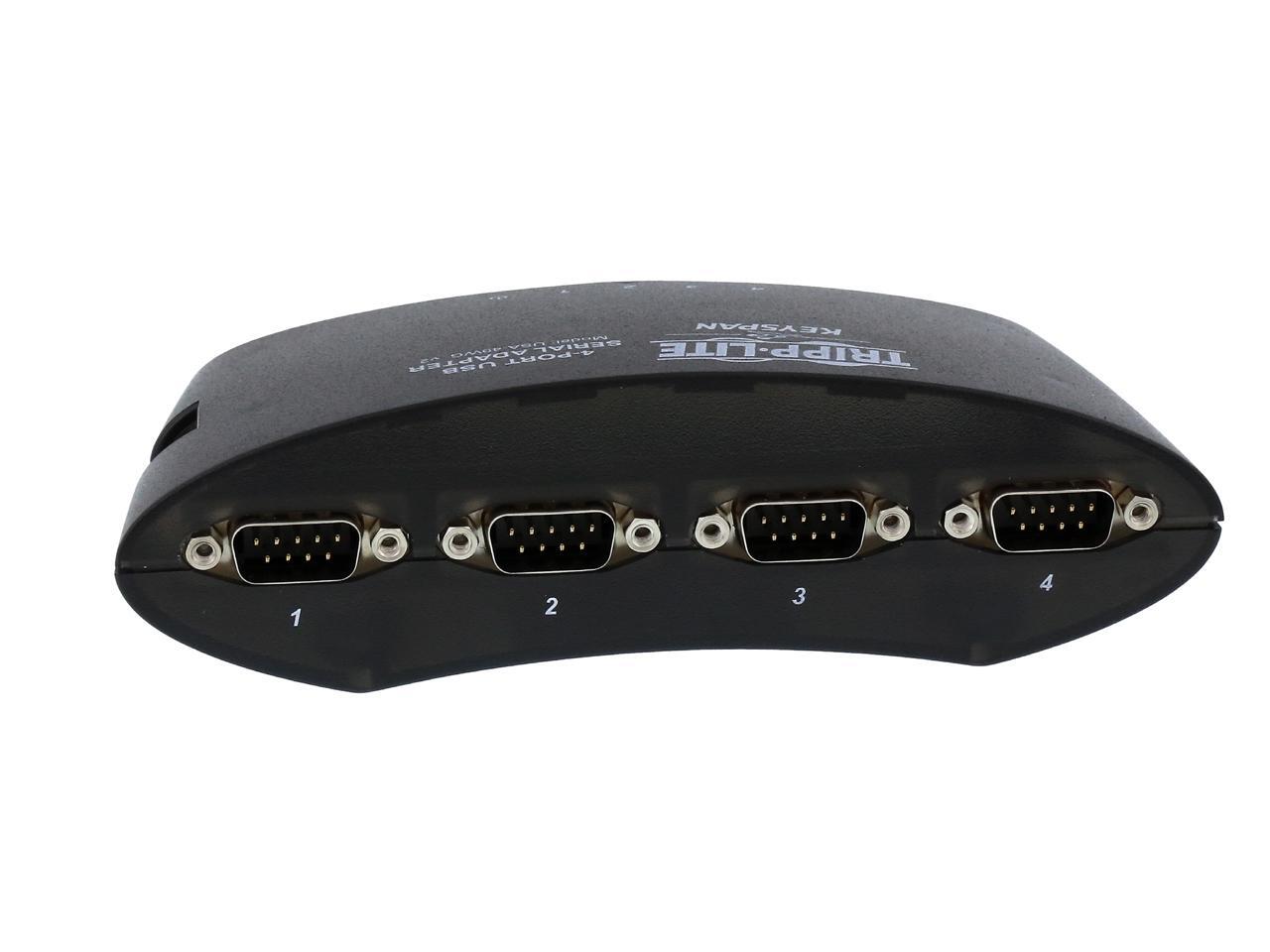 Tripp Lite Keyspan High-Speed 4-Port USB-to-DB9-Serial Adapter Hub (USA ...