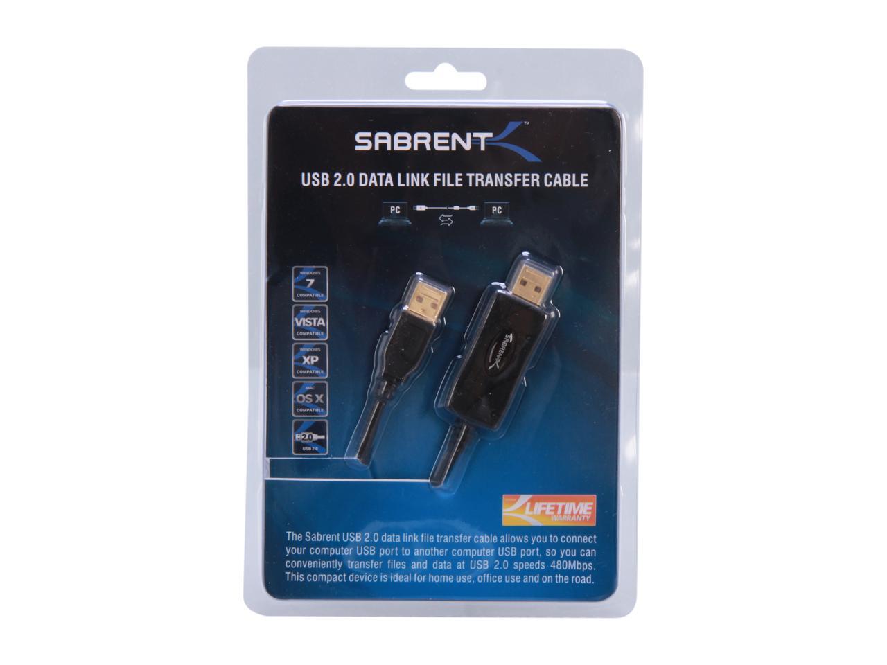 SABRENT CB-UDLC USB 2.0 Data Link File Transfer Cable - Newegg.com