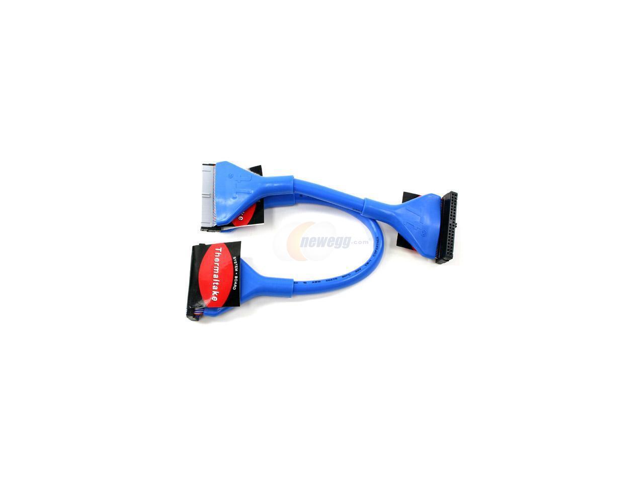 Thermaltake Model A2048 19"(480mm) Blue IDE(ATA66/100/133) Round cable ...