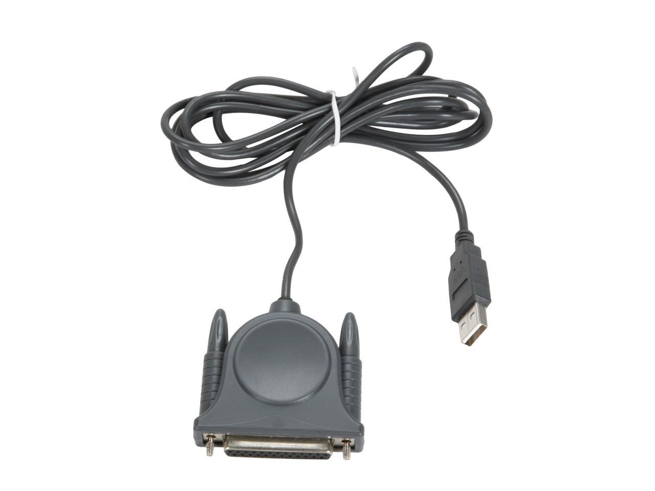 SYBA Model SD-USB-DB25 0 ft. USB to Parallel (DB25) Adapter - Newegg.com