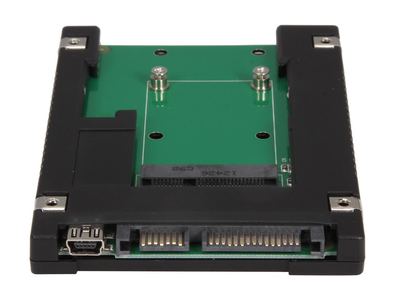 SYBA SD ADA40077 2 5 SATA To MSATA SSD Adapter With USB 2 0 Support SYBA SD ADA40077 2 5 SATA To MSATA SSD Adapter With USB 2 0 Support
