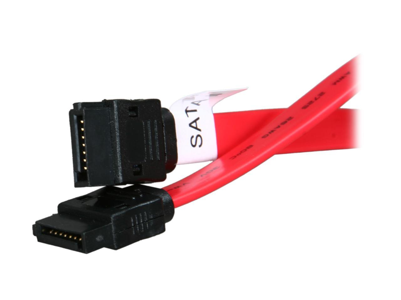 Link Depot SATA-24 2 ft. SATA II Cable with Straight to Straight ...