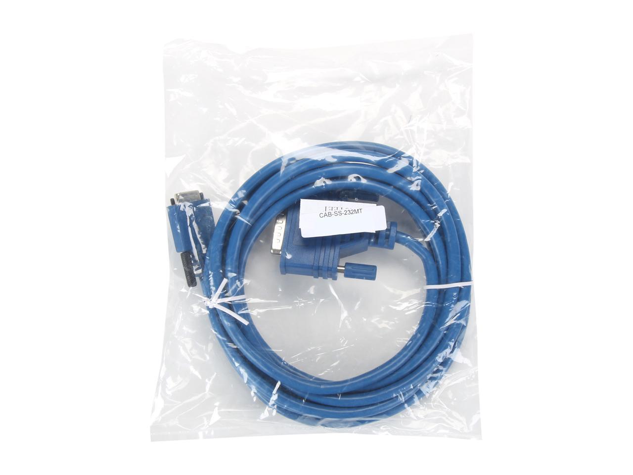 Link Depot CAB-SS-232MT Cisco Smart Serial to DB25 RS232 DTE Male 10ft ...
