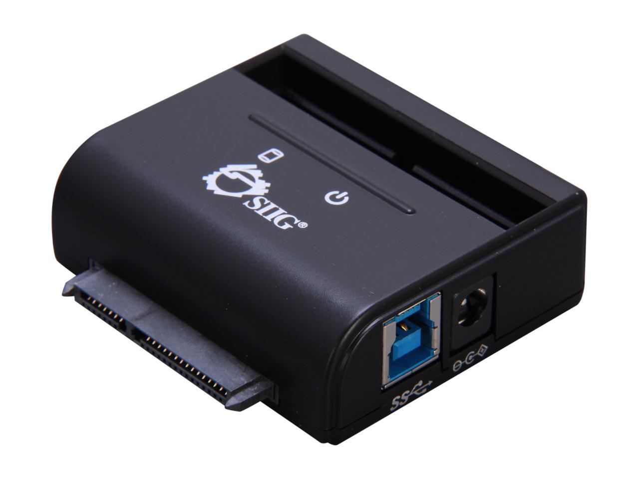 SIIG JU-SA0G11-S1 SuperSpeed USB 3.0 to IDE/SATA 6Gb/s Adapter - Newegg.com