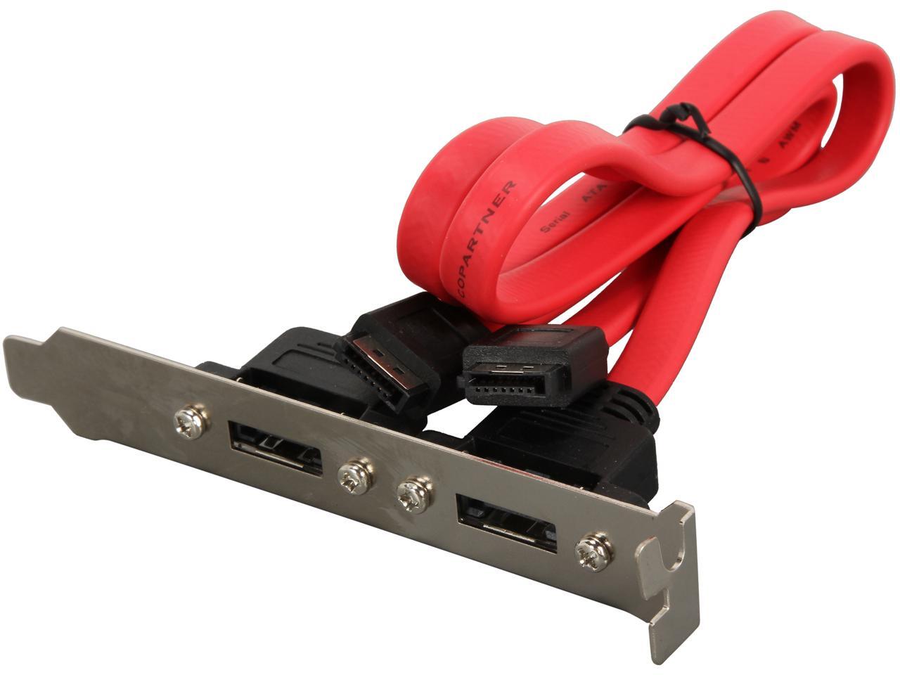 C2G 13423 SATA to eSATA Dual Port Adapter Cable - Newegg.com