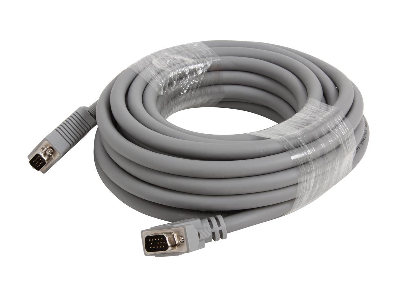 C2G 35006 VGA Cable - Premium Shielded HD15 SXGA M/M Monitor Cable with ...