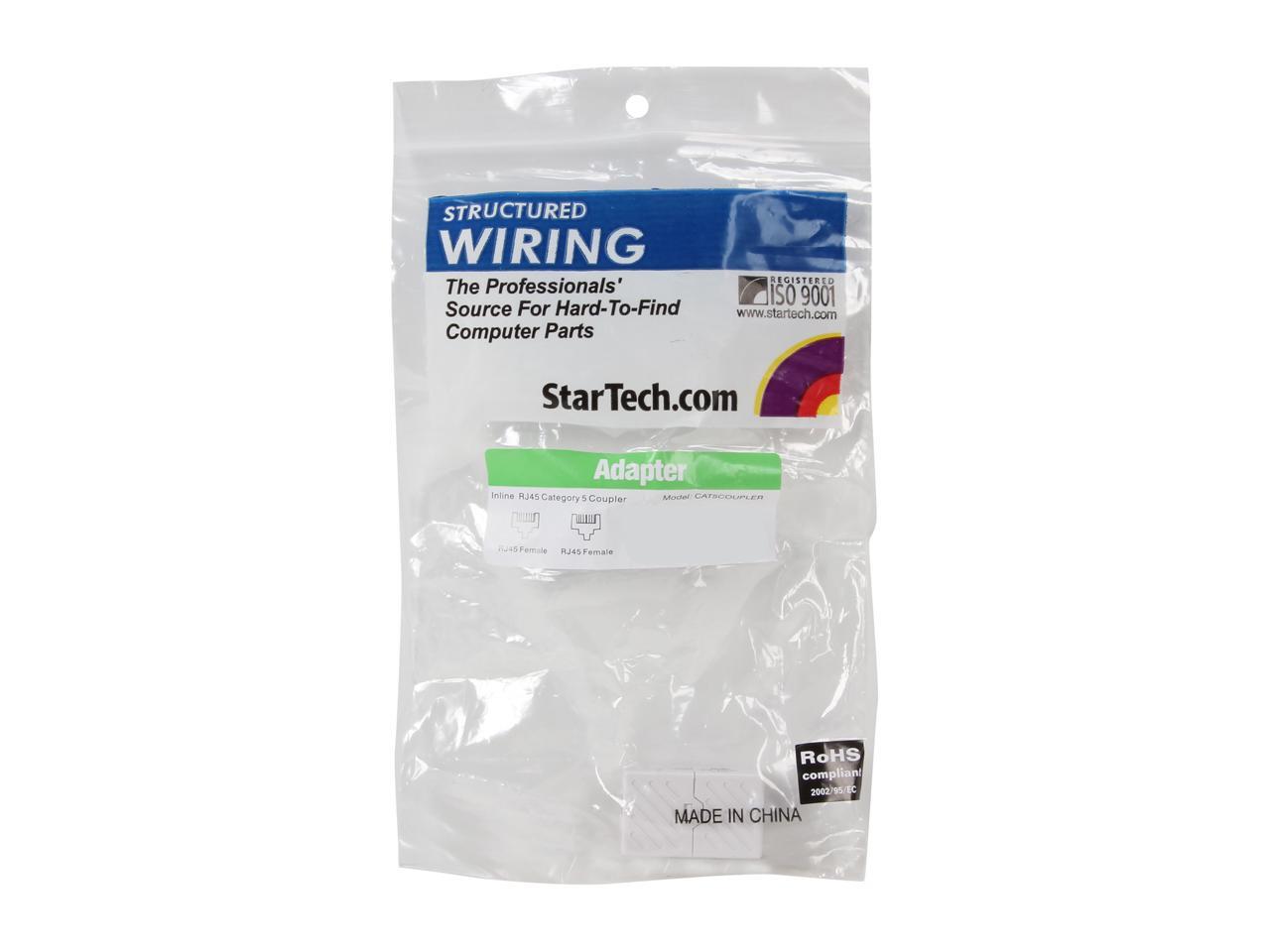 StarTech.com CAT5COUPLER Cat5e RJ45 Modular Inline Coupler - Newegg.com