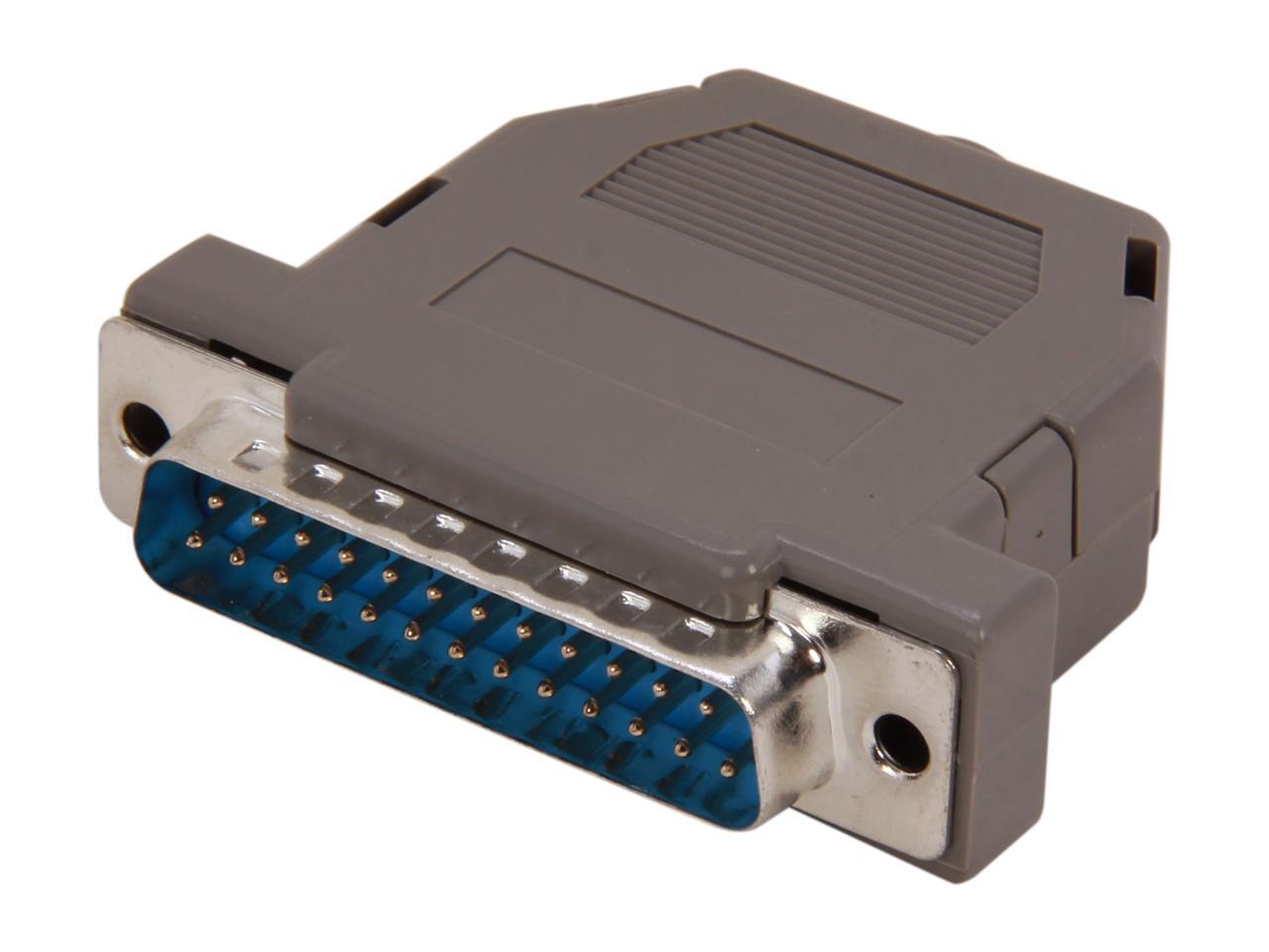 StarTech.com C25PSM Assembled DB25 Male Solder D-SUB Connector with ...