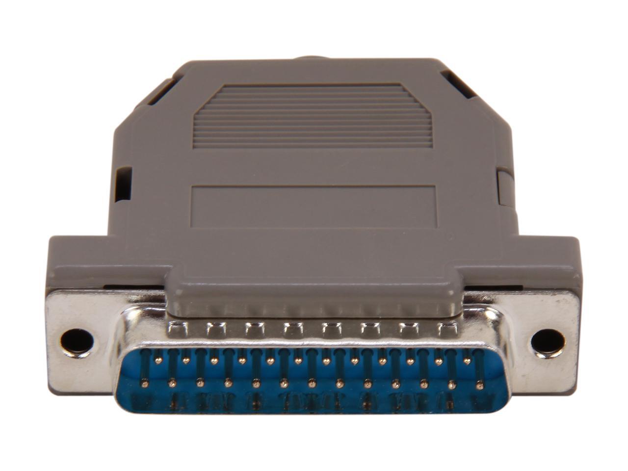StarTech.com C25PSM Assembled DB25 Male Solder D-SUB Connector with ...