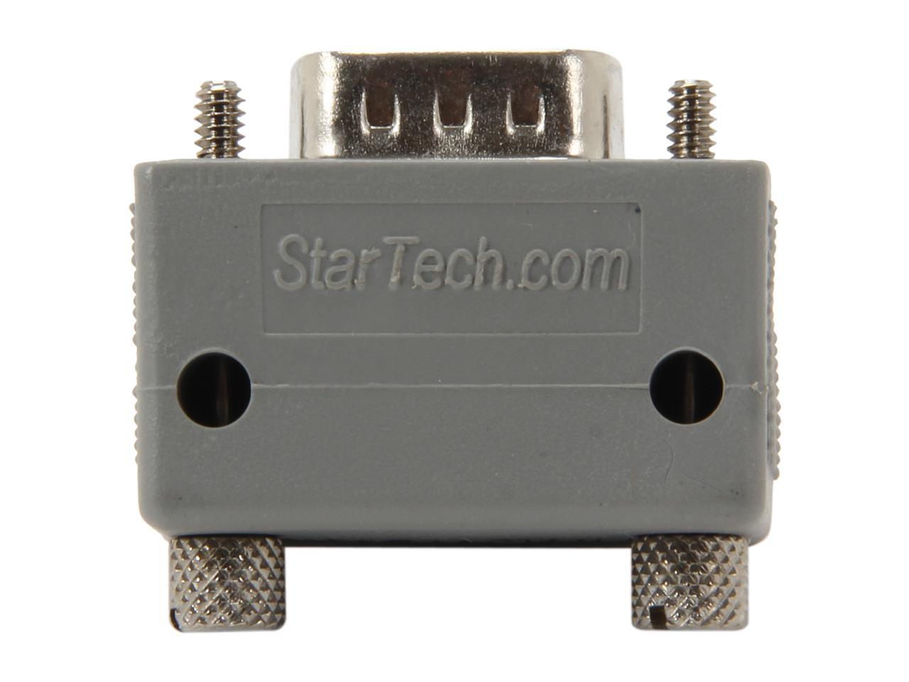 StarTech.com GC99MFRA2 Right Angle DB9 to DB9 Serial Cable Adapter Type ...