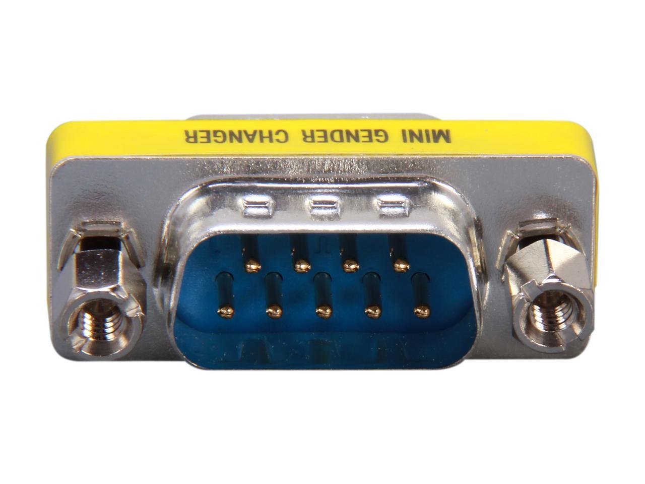 StarTech.com GC9SM Slimline Serial DB9 Gender Changer - M/M - Newegg.com