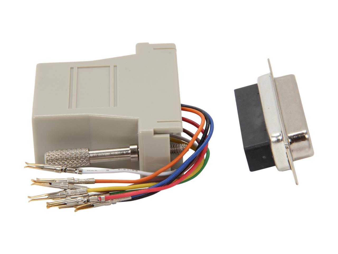 StarTech.com GC258FF DB25 to RJ45 Modular Adapter - F/F - Newegg.com