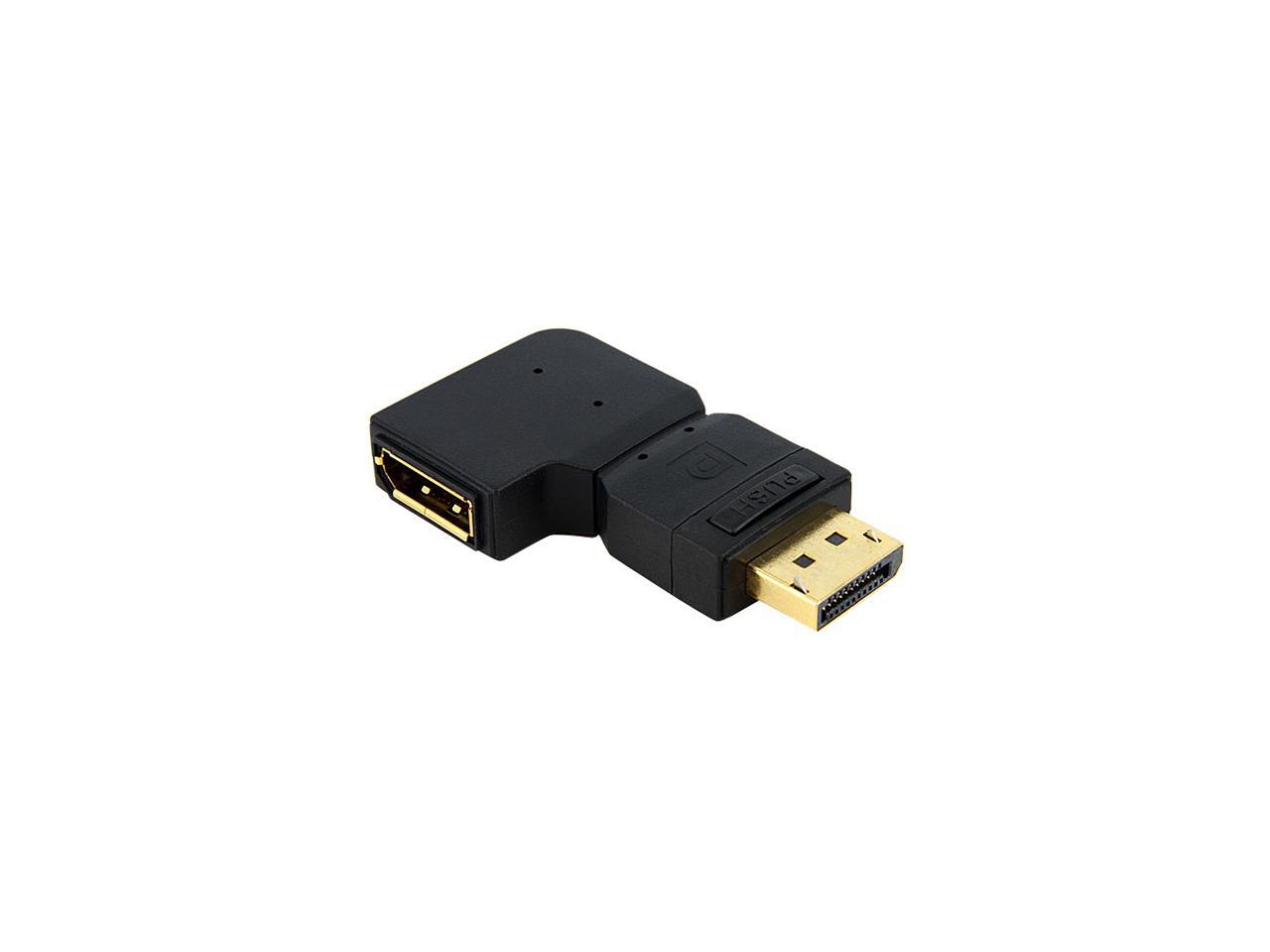 StarTech.com GCDPMFRA Right Angle DisplayPort to DisplayPort Adapter ...