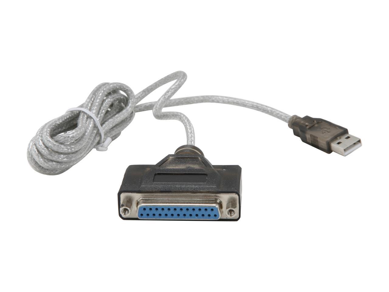 Open Box: KINGWIN Model DP25 5 ft. USB (M) to DB25 (IEEE1284) (F ...