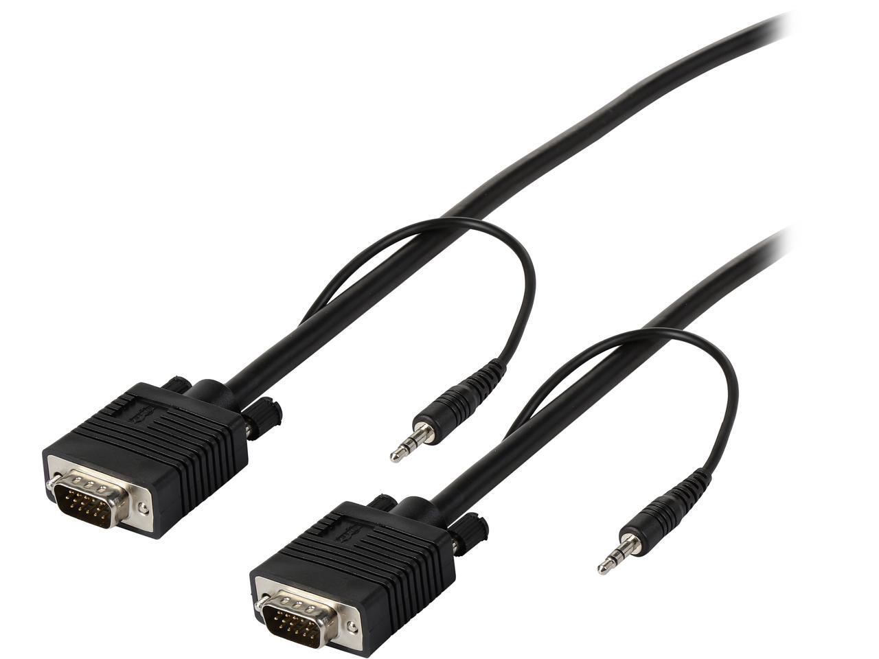 Tripp Lite P504-006 6 ft. HD15M to HD15M SVGA/VGA Monitor Cable w/Built ...