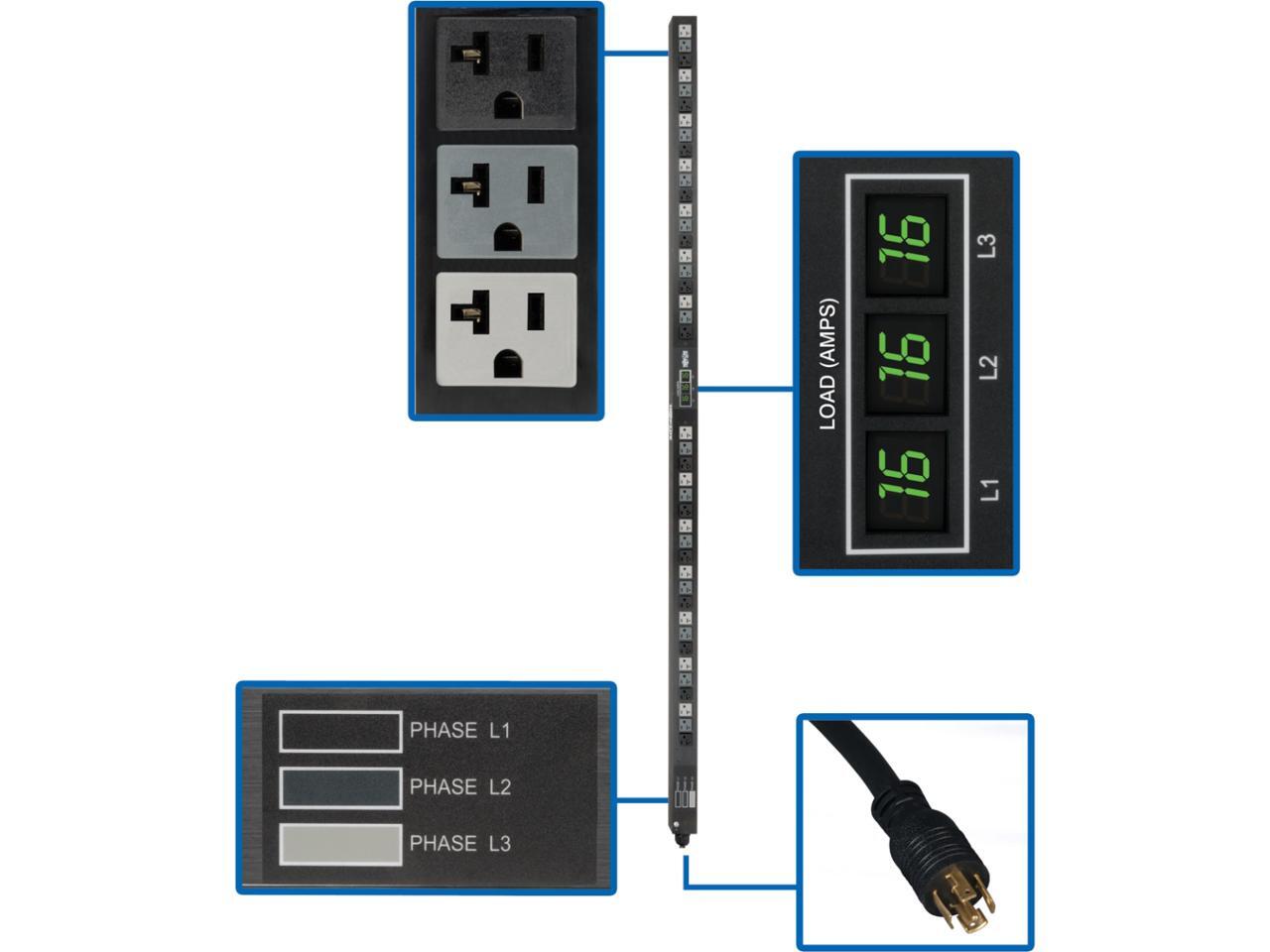 Tripp Lite 3-Phase Metered PDU - Newegg.com