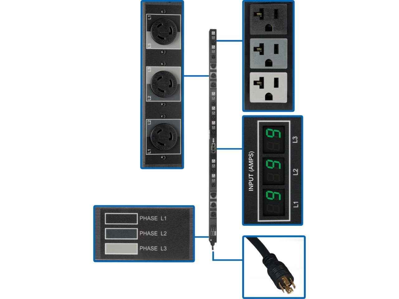 Tripp Lite 3-Phase Metered PDU - Newegg.com