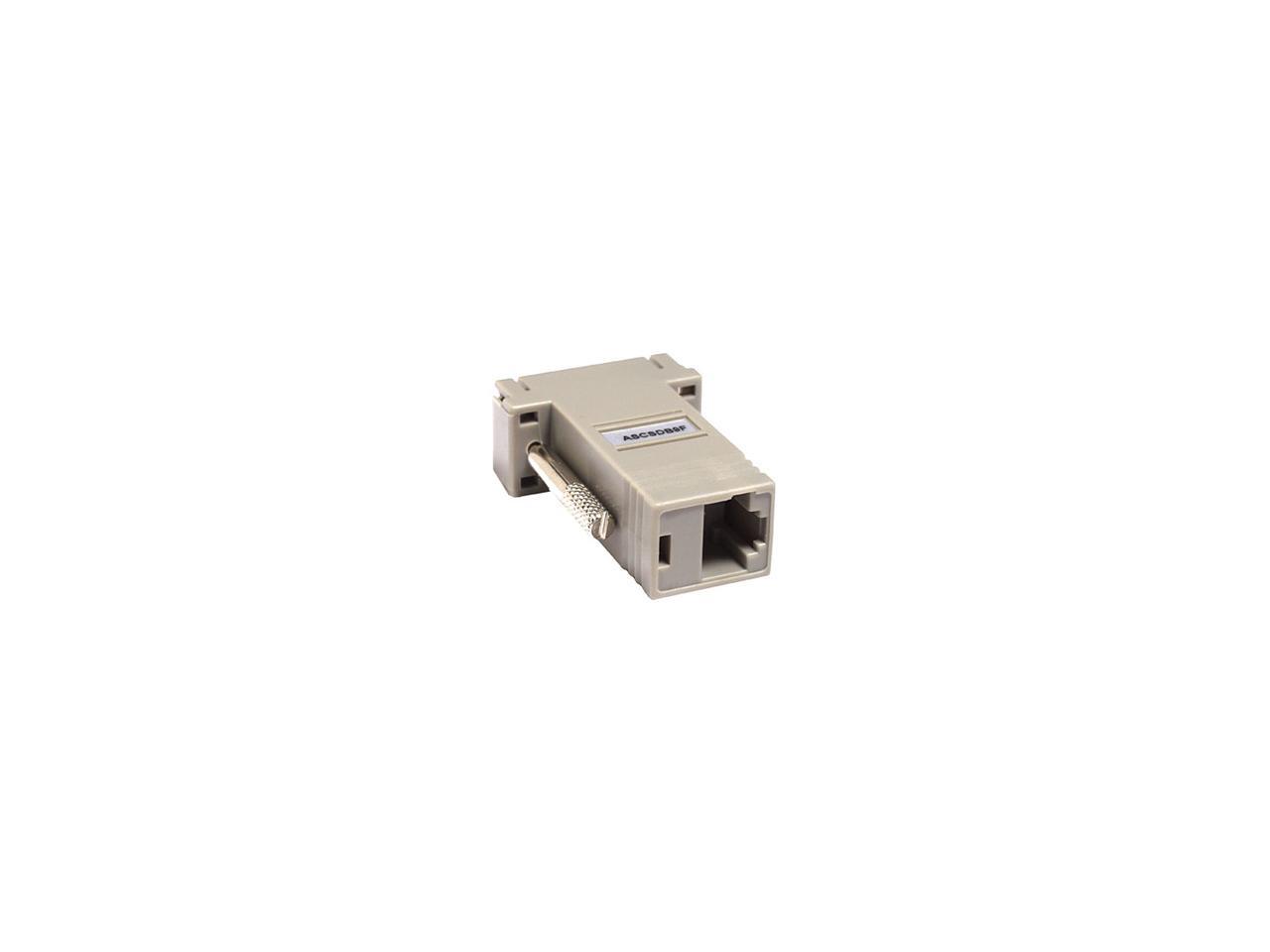 Raritan ASCSDB9F RJ-45(F) TO DB9(F) Serial Adapter - Newegg.com