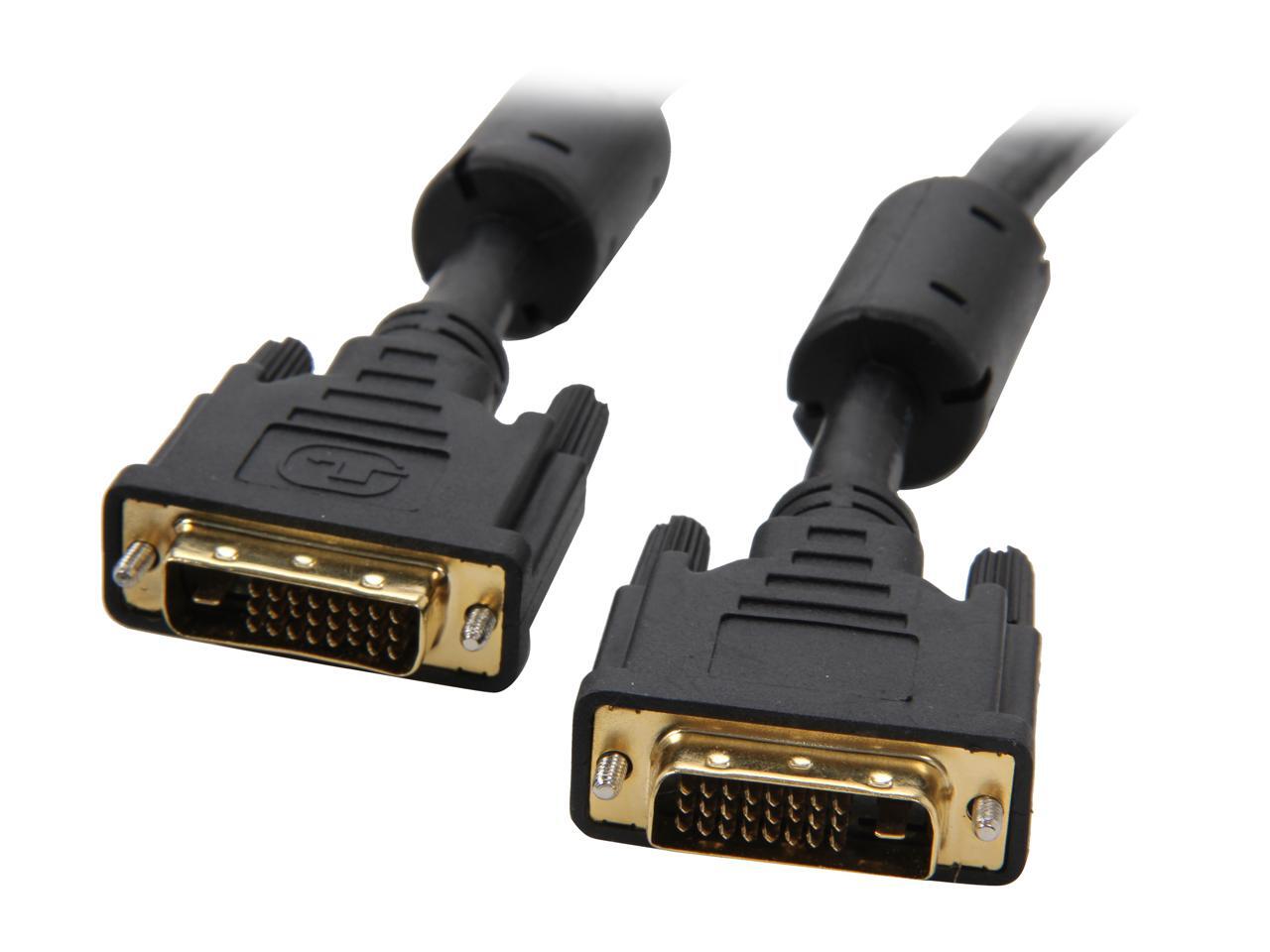 Open Box: BYTECC DVI-D25 Male to Male DVI-D Dual-Link Digital Cable w ...